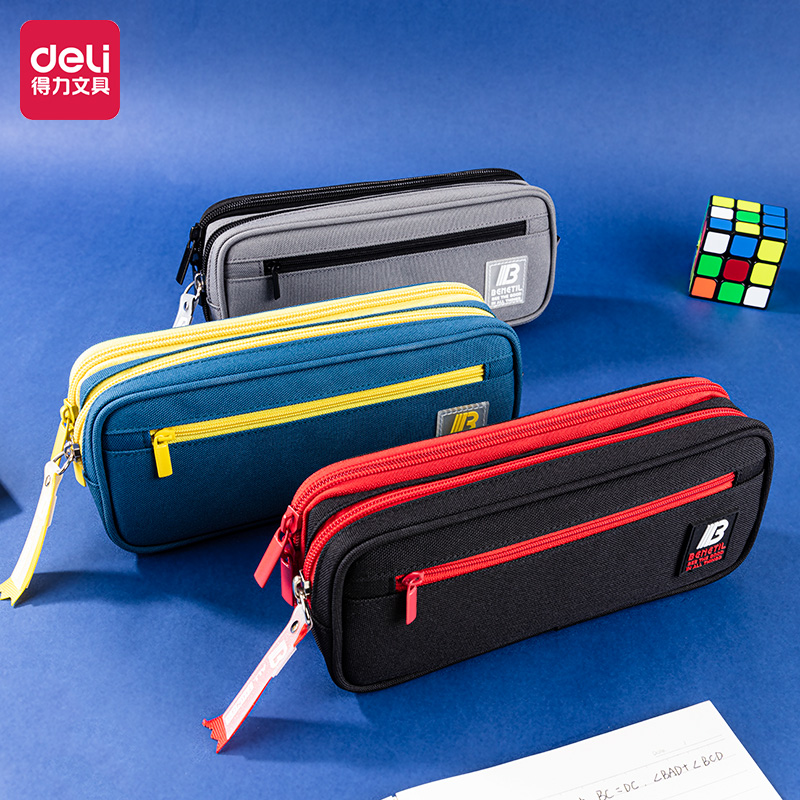 Deli Pencil Pouch: Pencil Pouches Bulk, Beautiful Pencil Bag Box