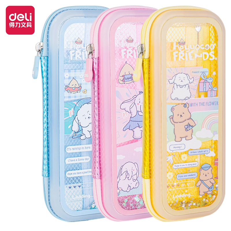 Deli Pencil Pouch: Pencil Pouches Bulk, Beautiful Pencil Bag Box