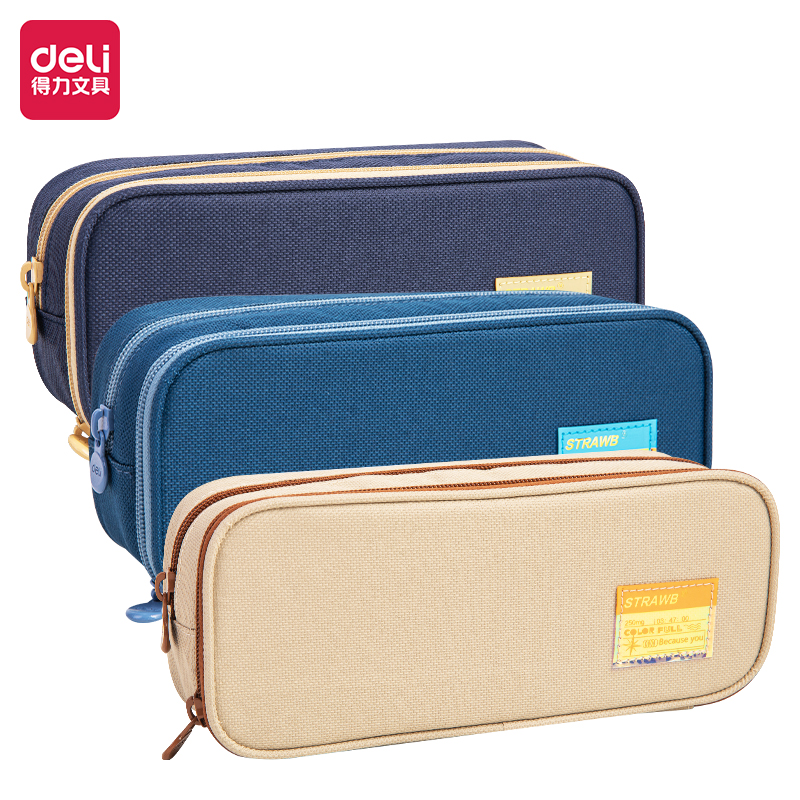 Deli Pencil Pouch: Pencil Pouches Bulk, Beautiful Pencil Bag Box