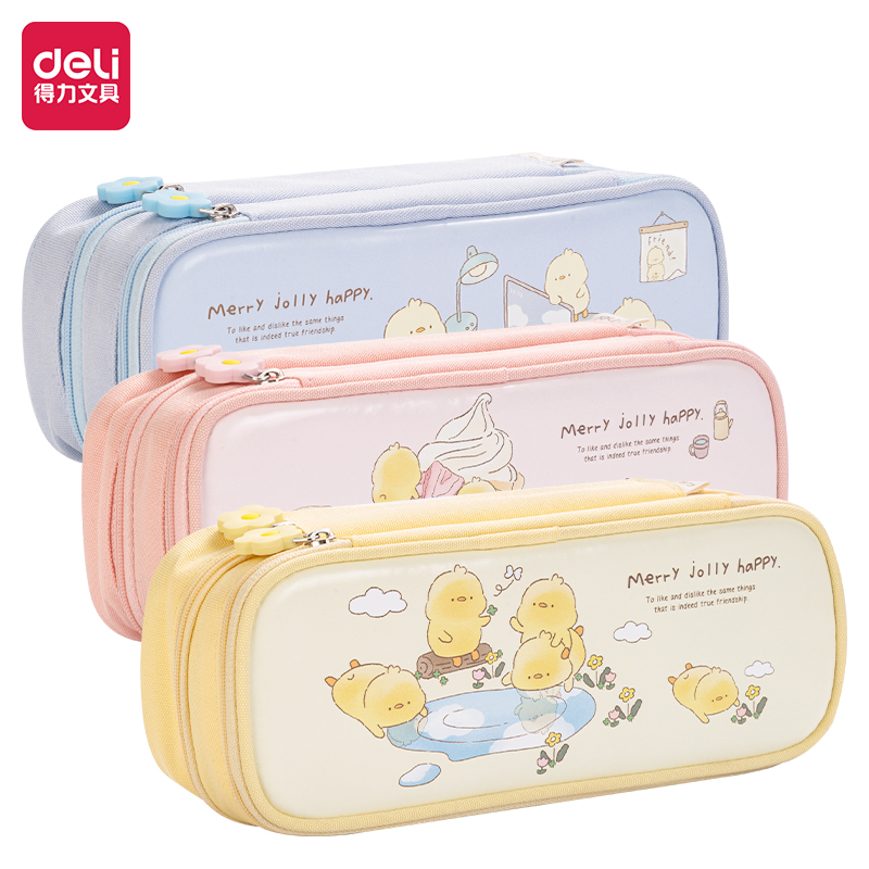 Deli Pencil Pouch: Pencil Pouches Bulk, Beautiful Pencil Bag Box