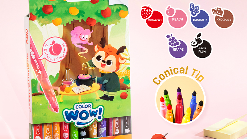 Discover Deli’s New Color Wow Collection: Felt Pens and Colored Pencils ...